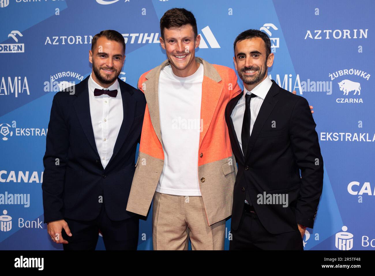 Warsaw, Poland. 29th May, 2023. Jesus Imaz (L), Marc Gual (C) and ...