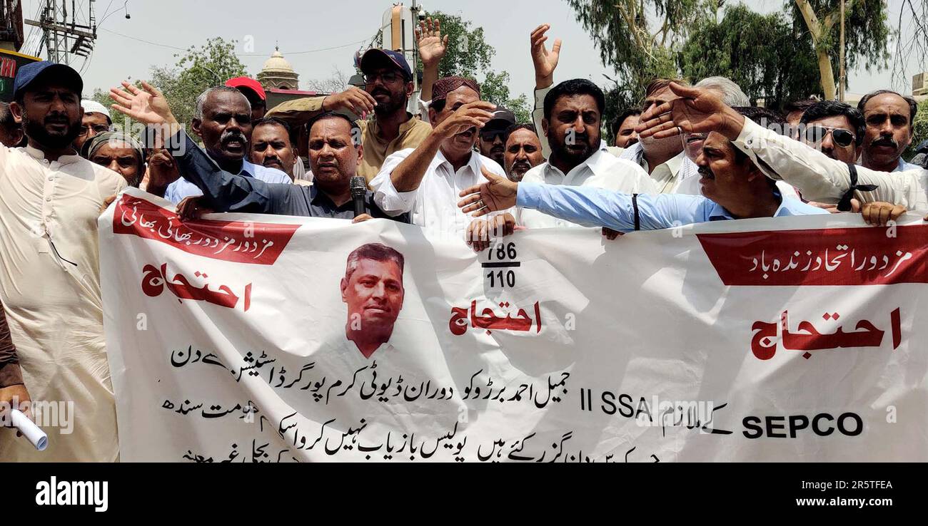 Employees of Water and Power Development Authority (WAPDA) are holding ...