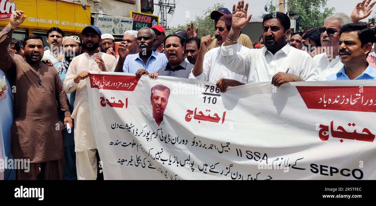 Employees of Water and Power Development Authority (WAPDA) are holding ...