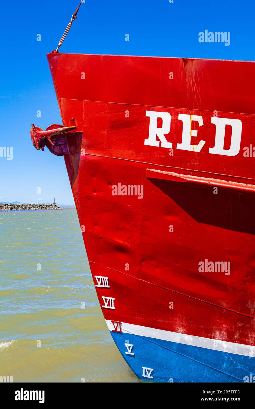 Fishing boat red fish hi-res stock photography and images - Alamy