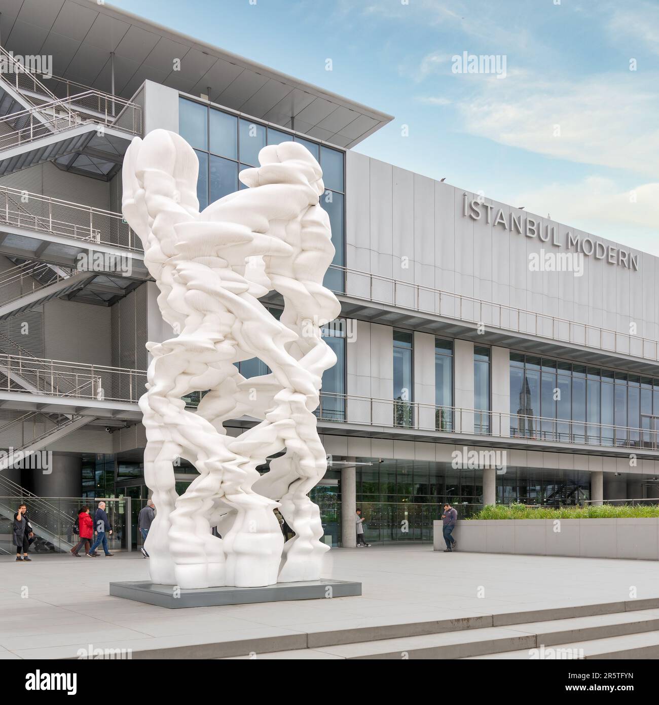 Istanbul, Turkey - May 5 2023: British sculptor Tony Cragg's boundless ...