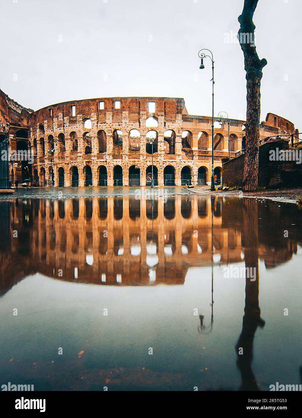 A Colosseum amphitheater building in Rome Stock Photo - Alamy