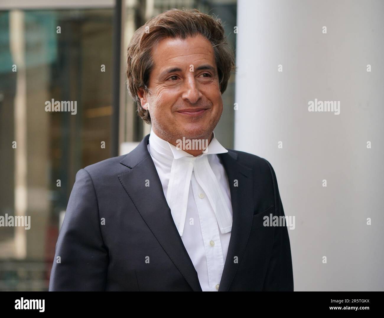 The Duke of Sussex's barrister, David Sherborne, leaves the Rolls ...