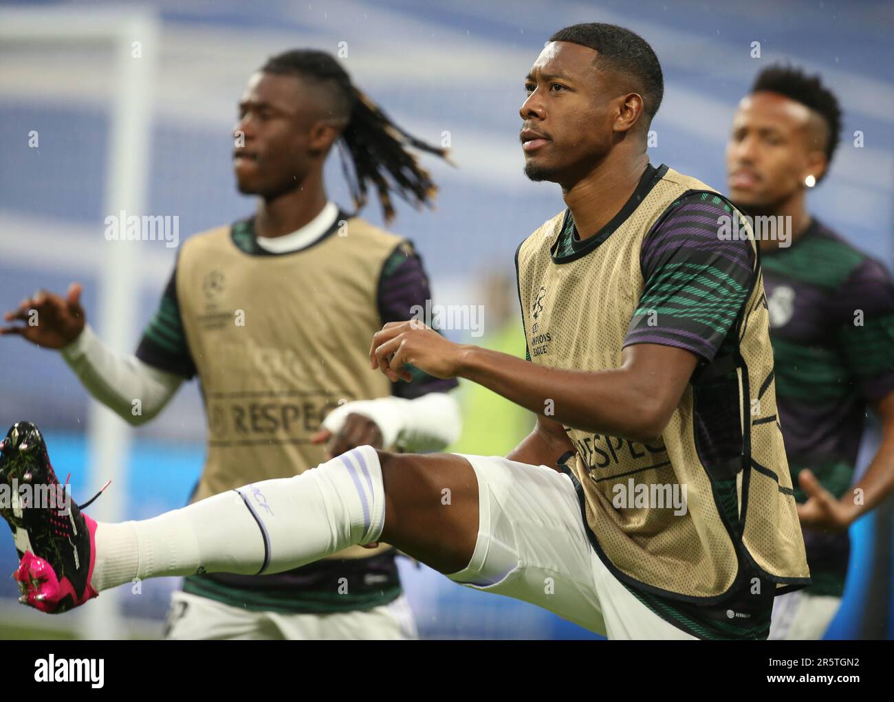 David Alaba of Real Madrid during the UEFA Champions League, Quarter ...