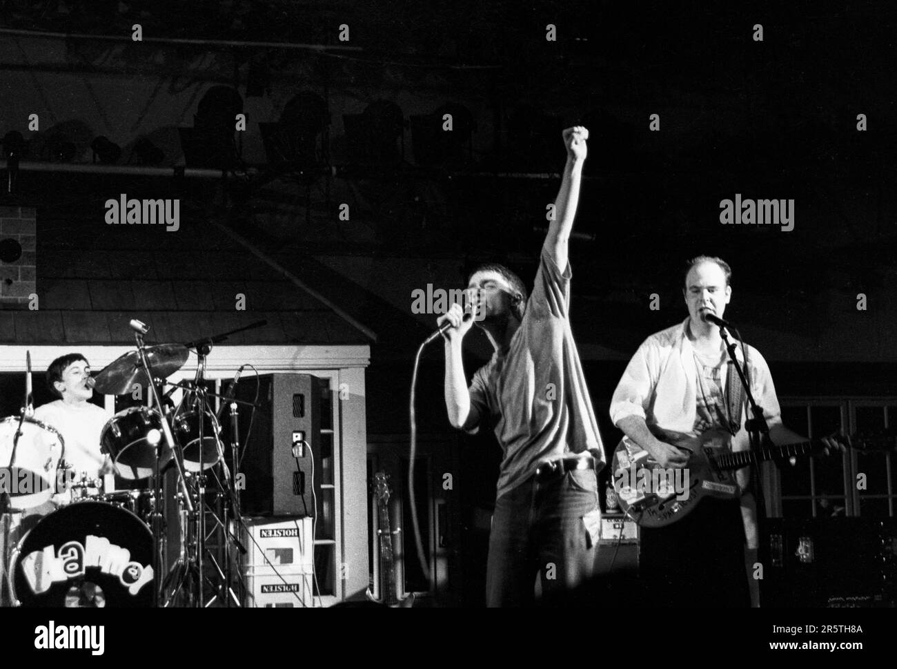 Singer Philip Watson from the band Blammo! – later called Speedy – play ...