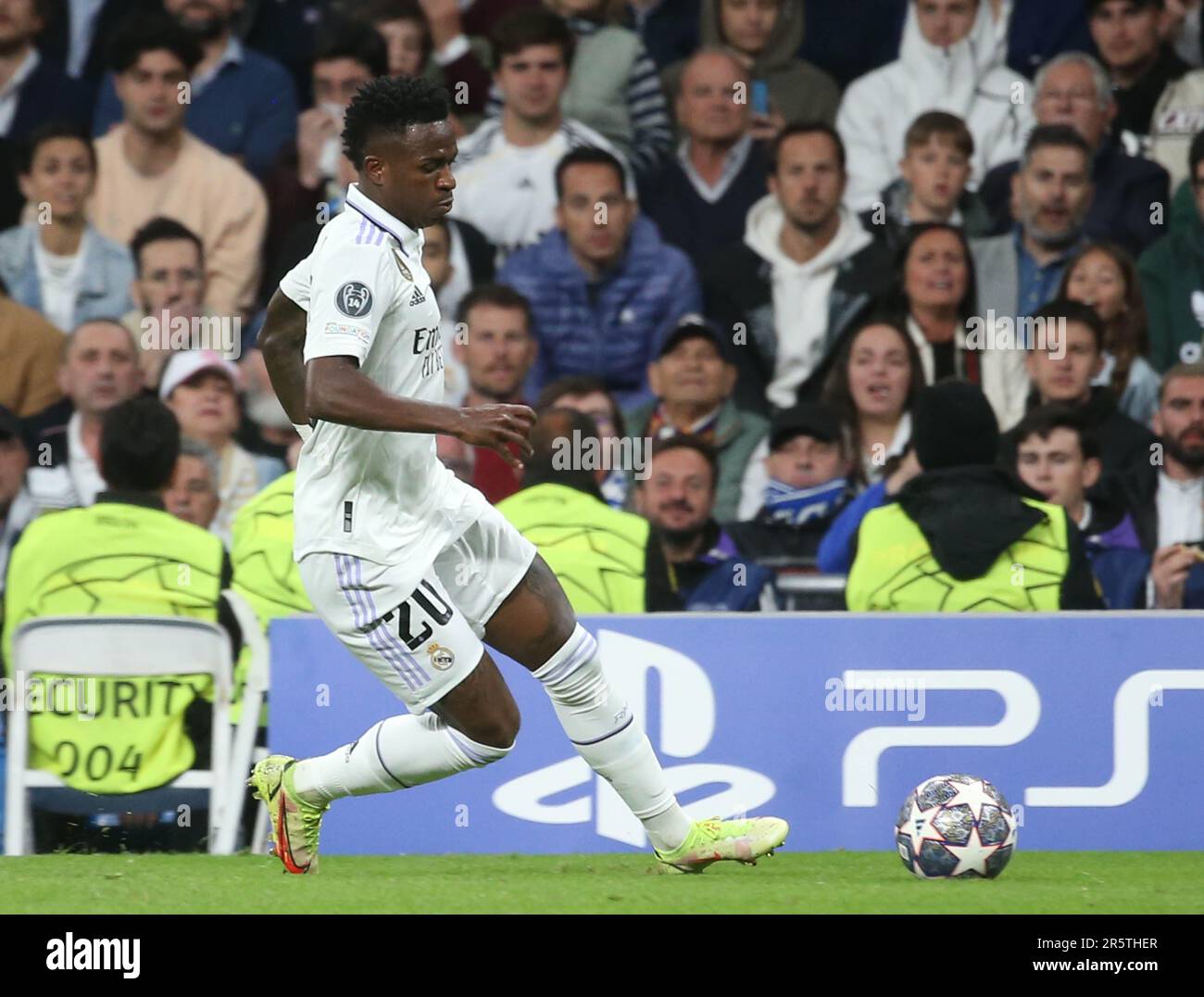 Vin’cius Jœnior of Real Madrid during the UEFA Champions League ...