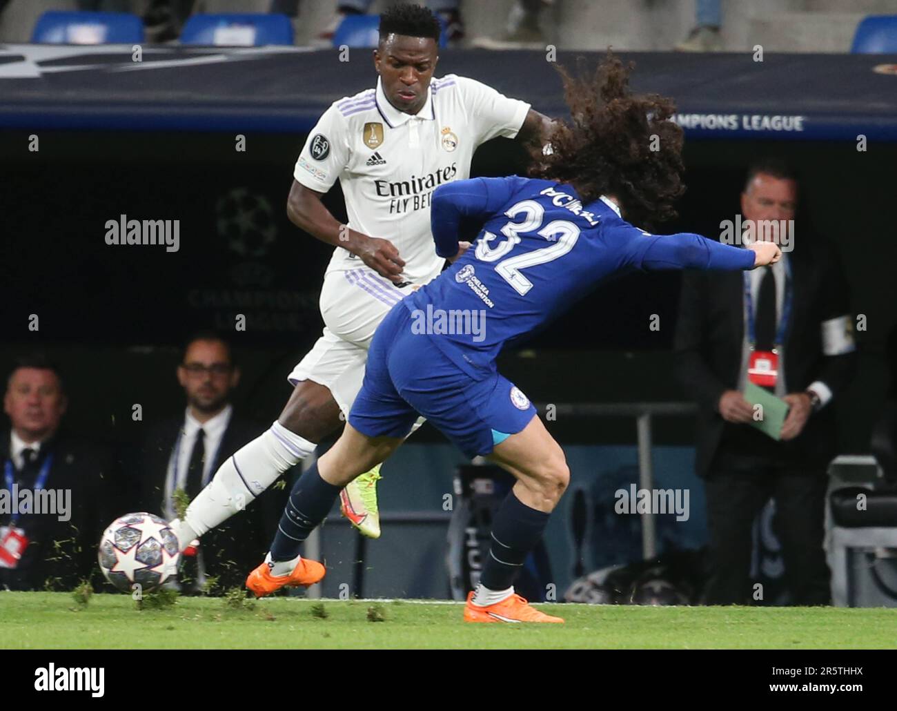 Vin’cius Jœnior of Real Madrid during the UEFA Champions League, Quarter-finals, 1st leg ...