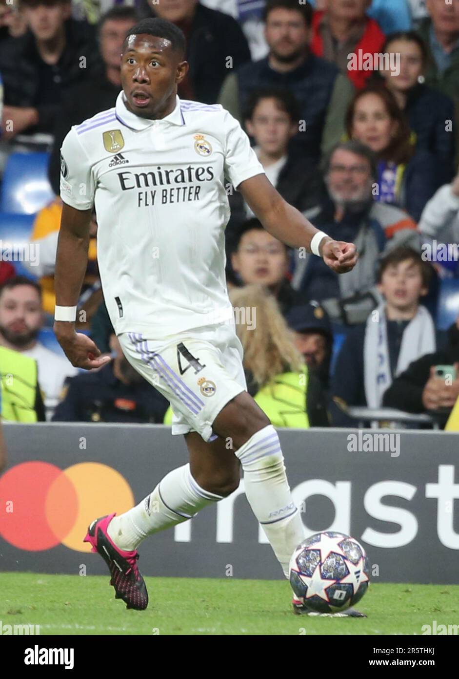 David Alaba of Real Madrid during the UEFA Champions League, Quarter ...