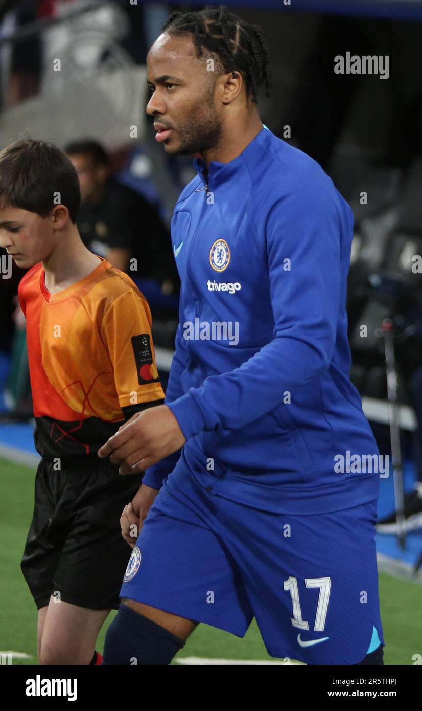 Raheem Sterling of FC Chelsea during the UEFA Champions League, Quarter ...