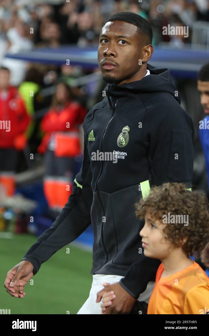 David Alaba of Real Madrid during the UEFA Champions League, Quarter ...