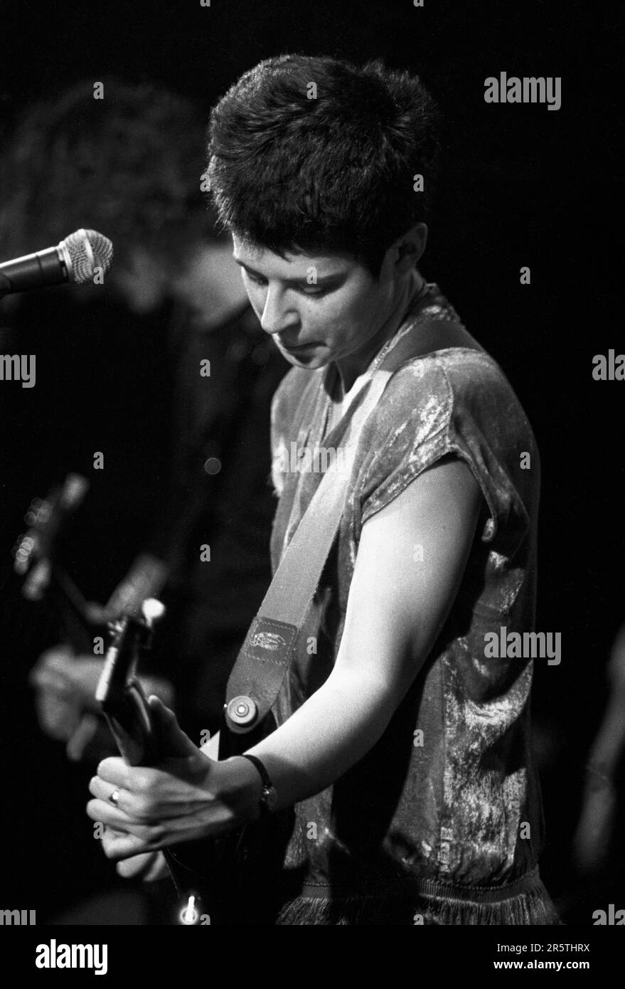 BLEACH, CONCERT, 1992: The Ipswich band Bleach, singer Salli Carson ...