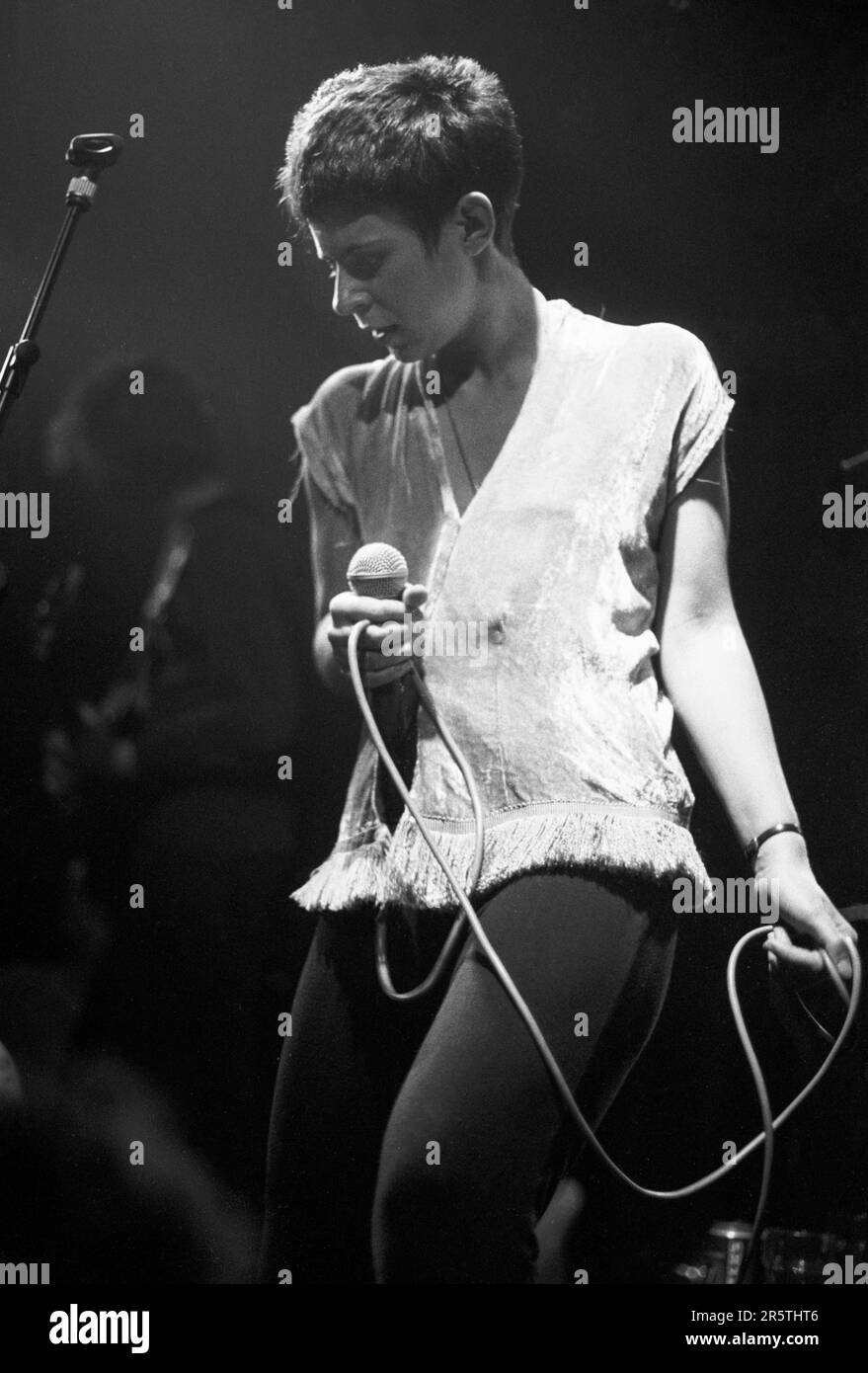 BLEACH, CONCERT, 1992: The Ipswich band Bleach, singer Salli Carson ...