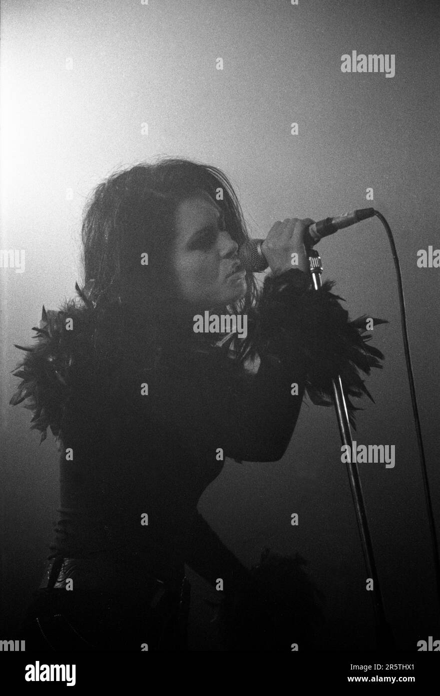 Toni Halliday from the band Curve, playing live at Bristol University ...