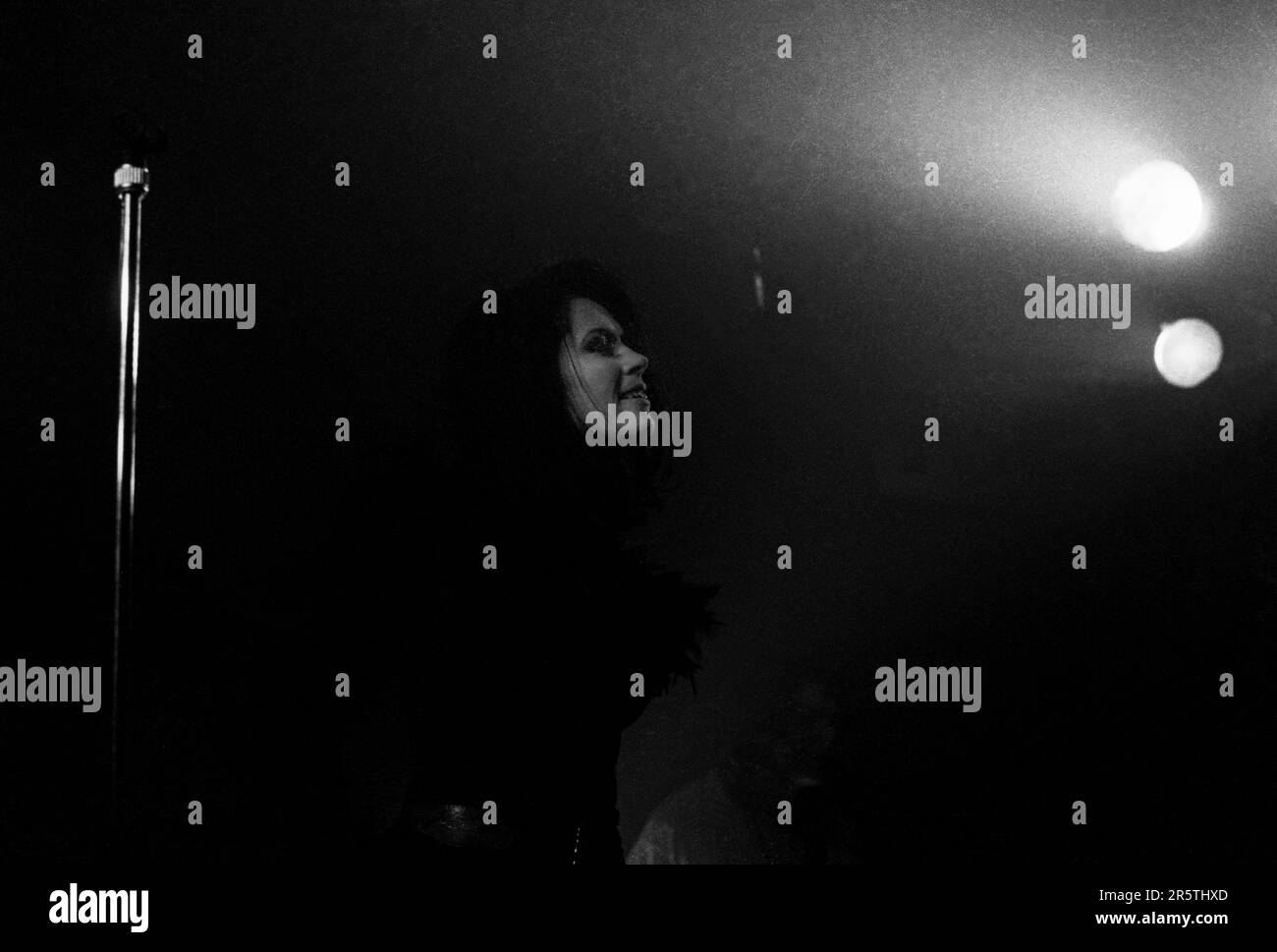 Toni Halliday from the band Curve, playing live at Bristol University ...