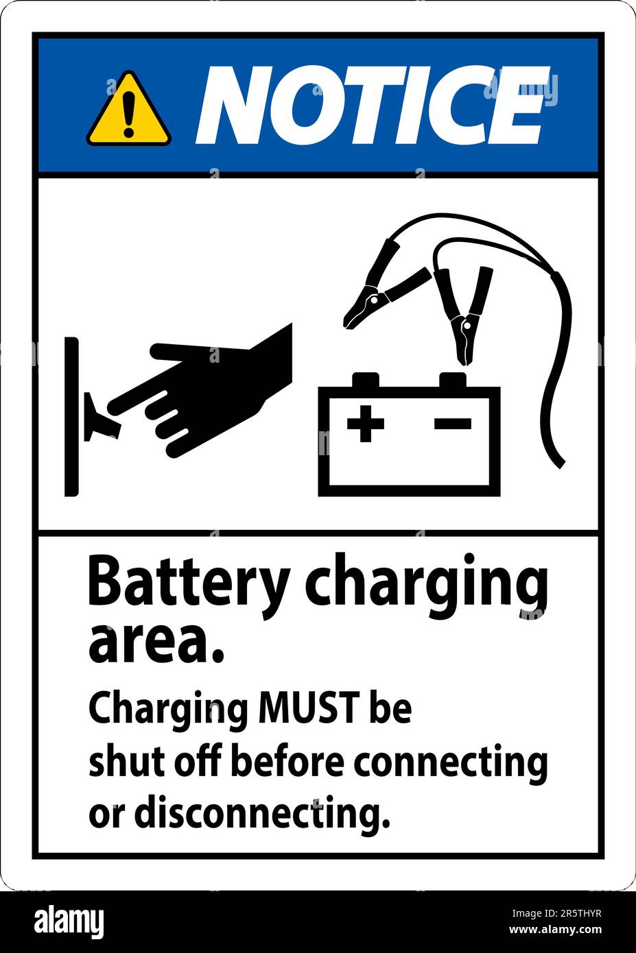 Notice First Sign Battery Charging Area, Charging Must Be Shut Off ...