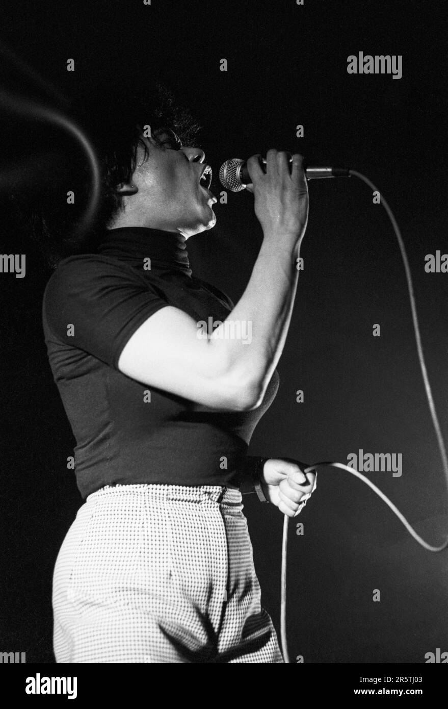 Pauline Black from The Selecter playing live at Cardiff University on 1 ...