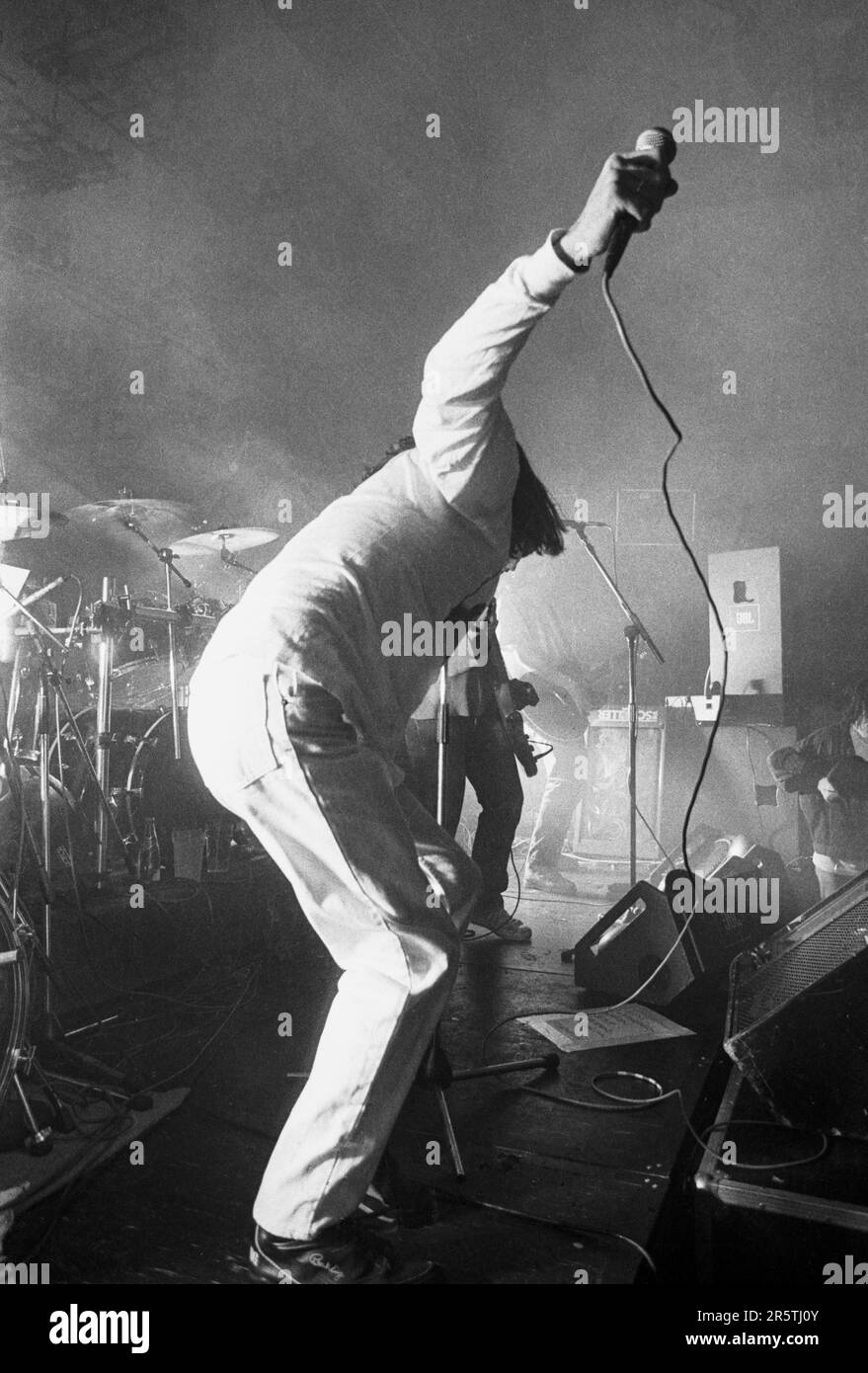 The British band Scorpio Rising playing live at Cardiff University on 5 ...