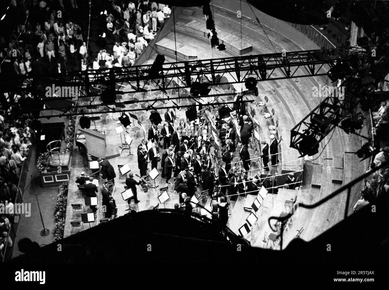 Orchestra leave stage at BBC Proms – Henry Wood Promenade Concerts ...