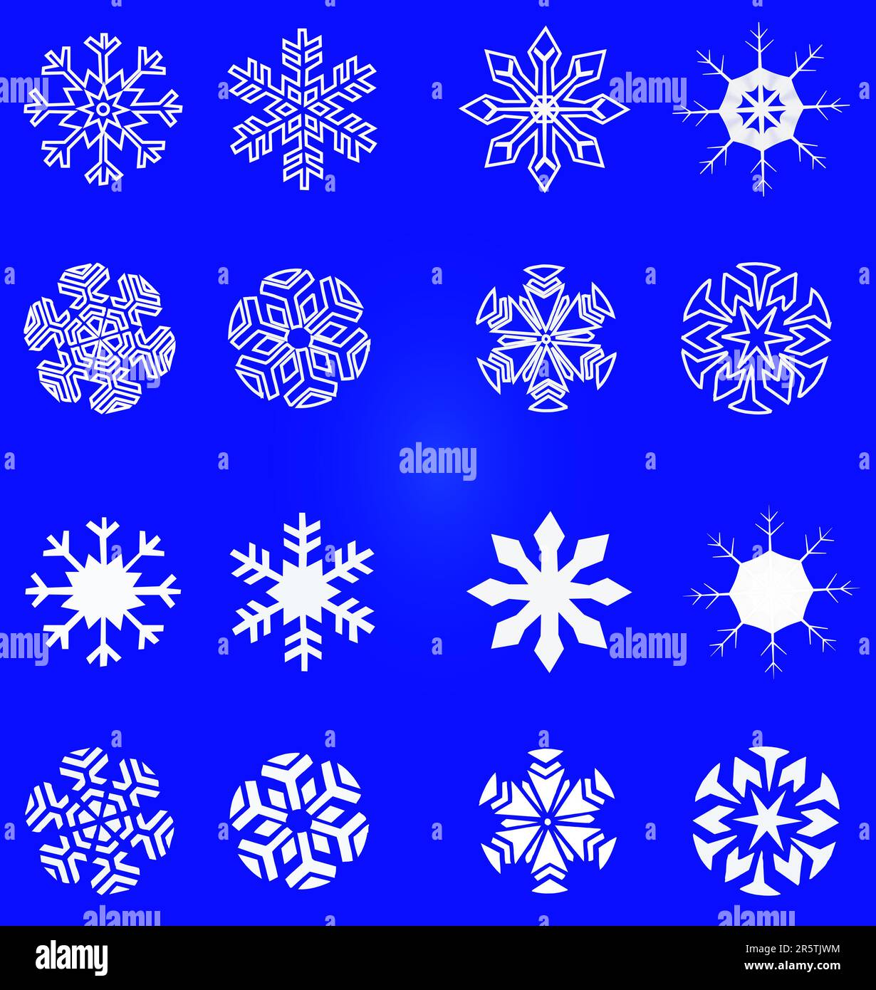 Snowflakes - vector Stock Vector Image & Art - Alamy
