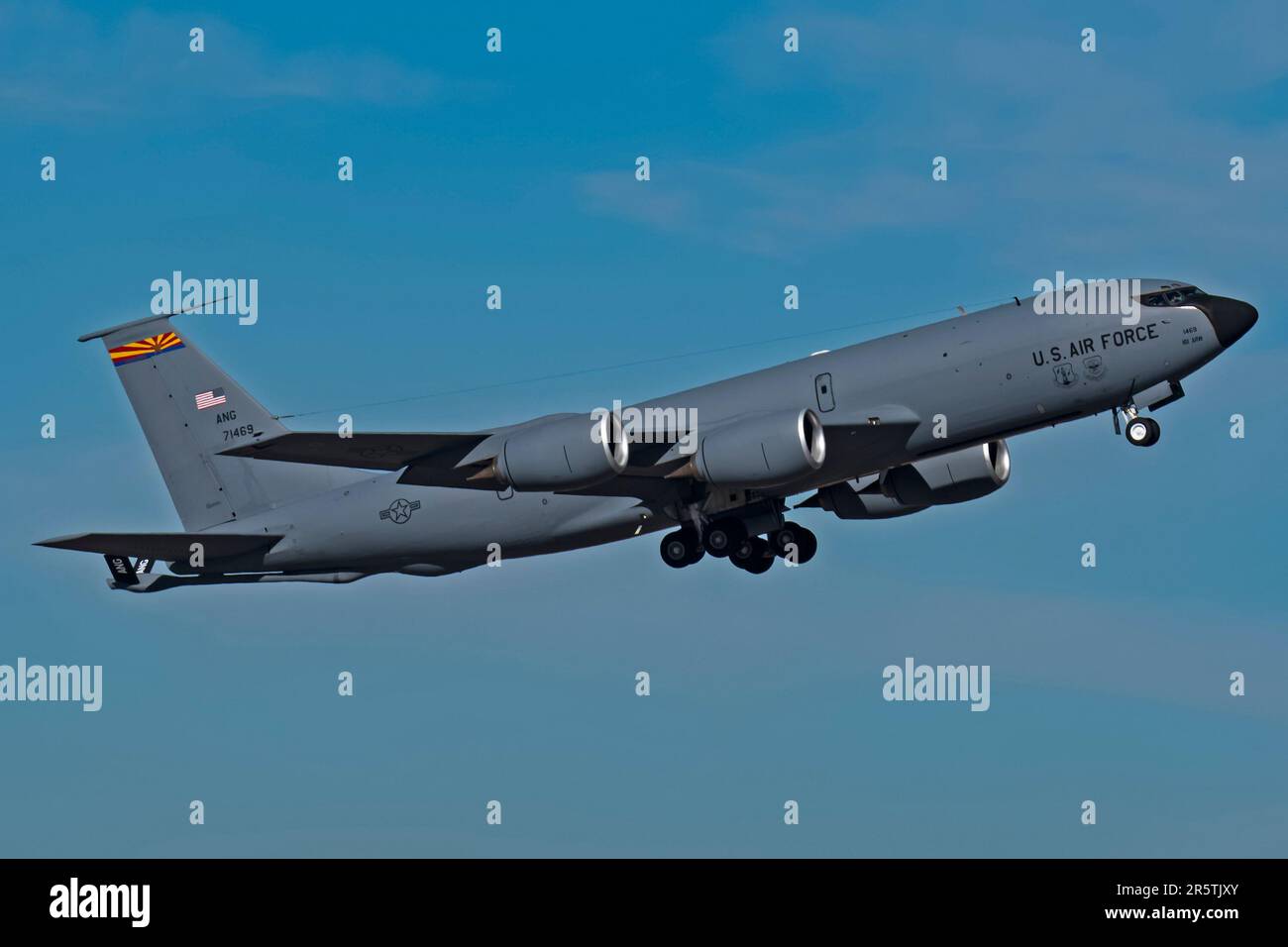 USAF KC-135R 57-1469 assigned to the 161 ARW of the AZ ANG Copperheads ...