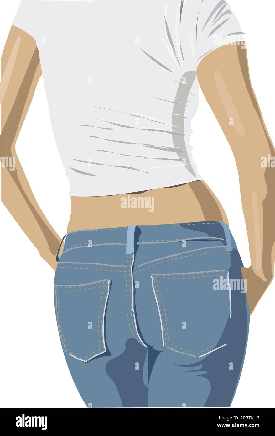 Back fashion hi-res stock photography and images - Alamy