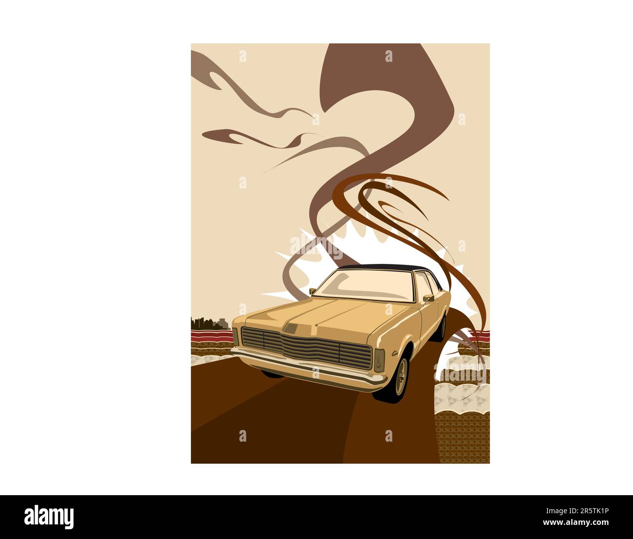 Abstract retro car art Stock Vector Image & Art - Alamy
