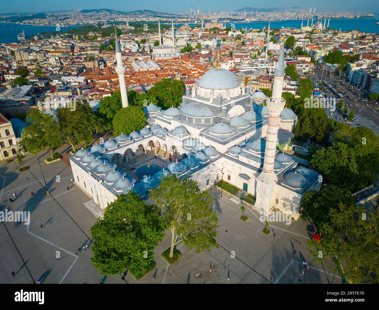 Beyazit Mosque aerial view on Beyazit Square near Grand Bazaar in ...