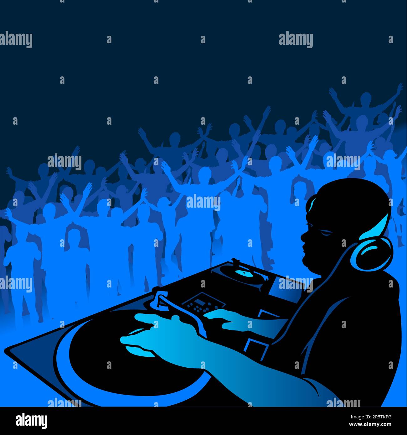 Ear music club Stock Vector Images - Alamy