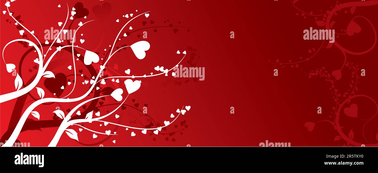 Valentine background, vector illustration Stock Vector Image & Art - Alamy