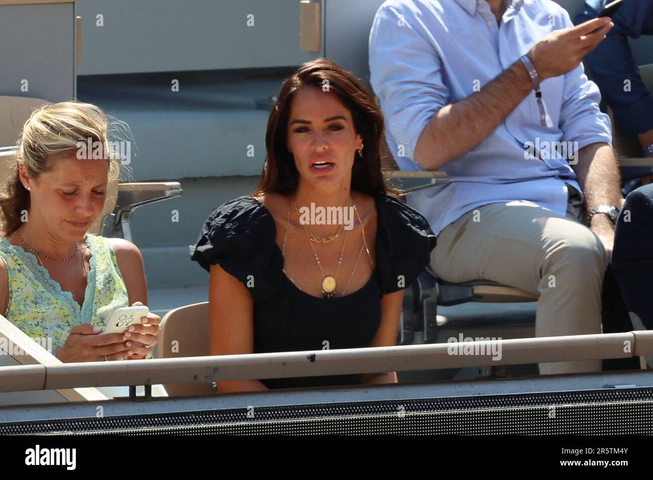 Paris, France. 05th June, 2023. Jade Foret in the stands during French ...