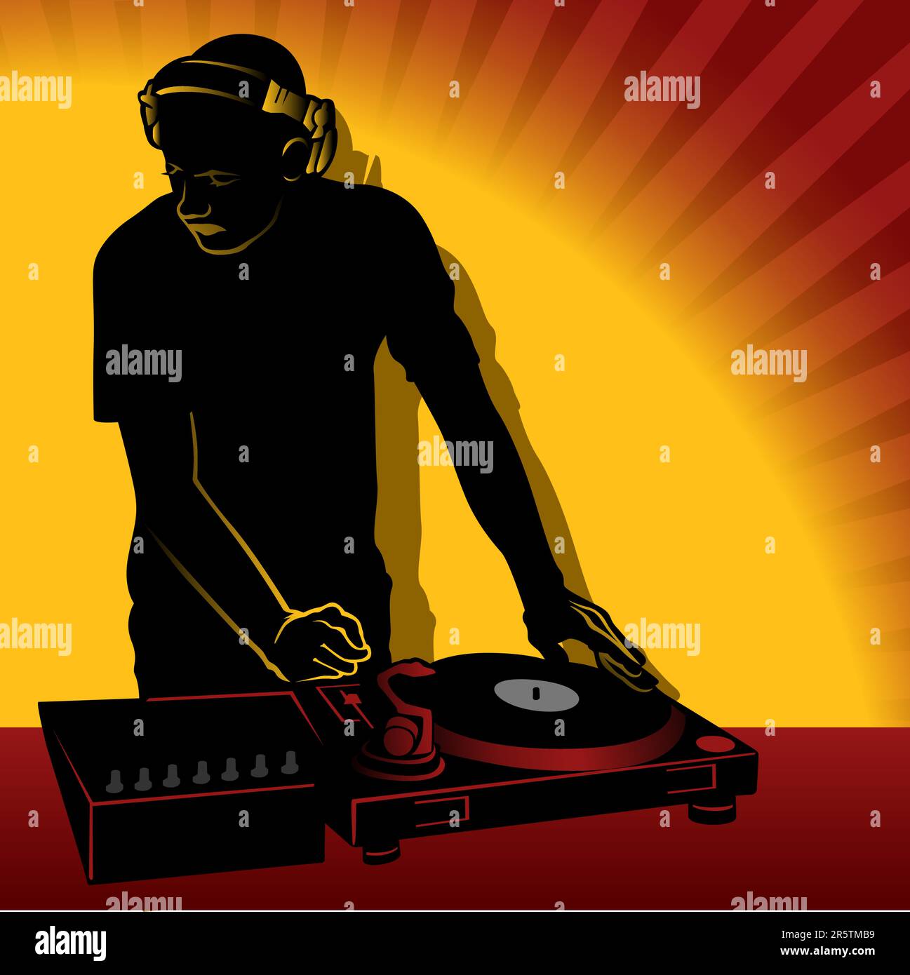 Coloured record Stock Vector Images - Alamy