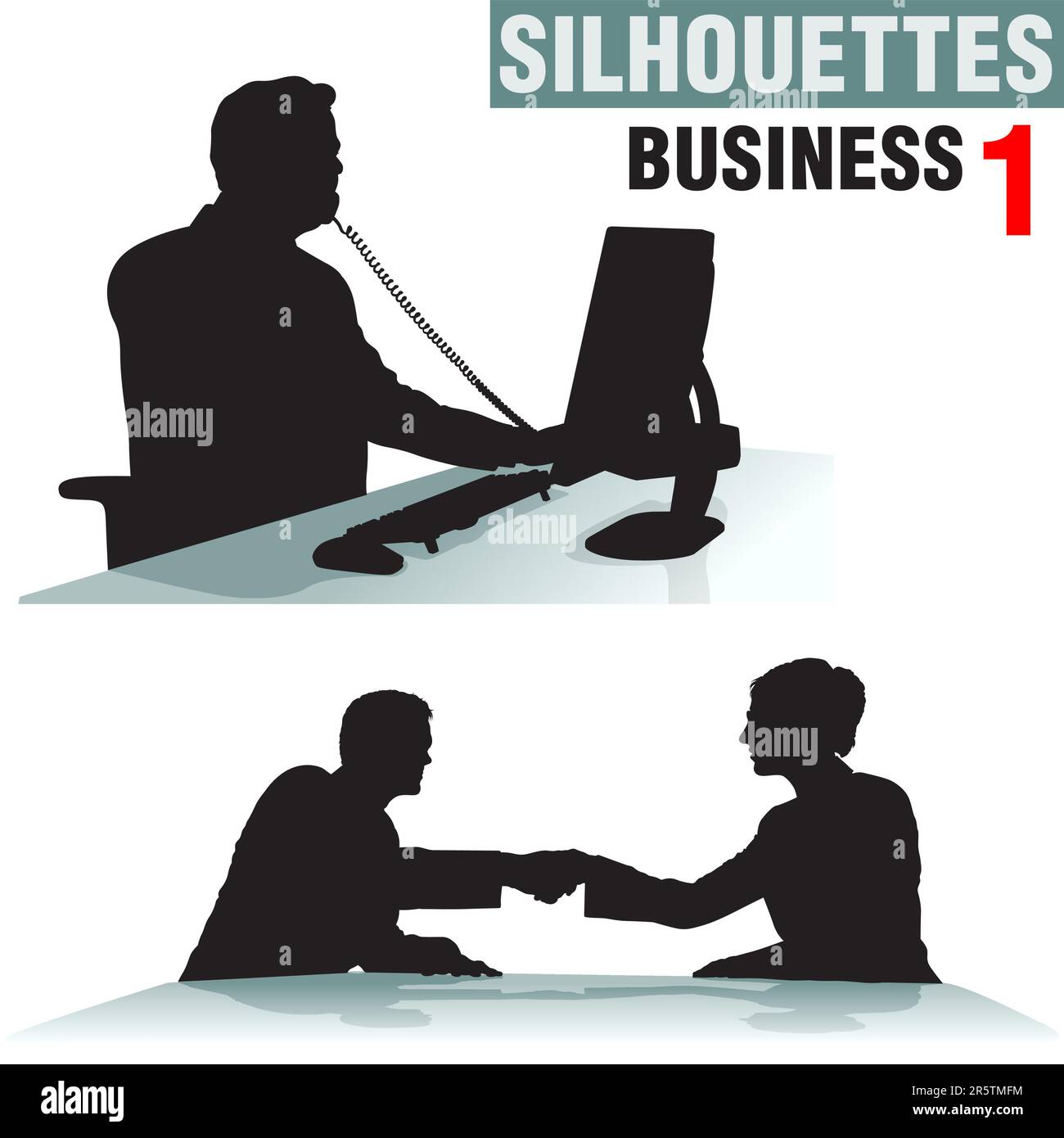 Person At Computer Silhouette