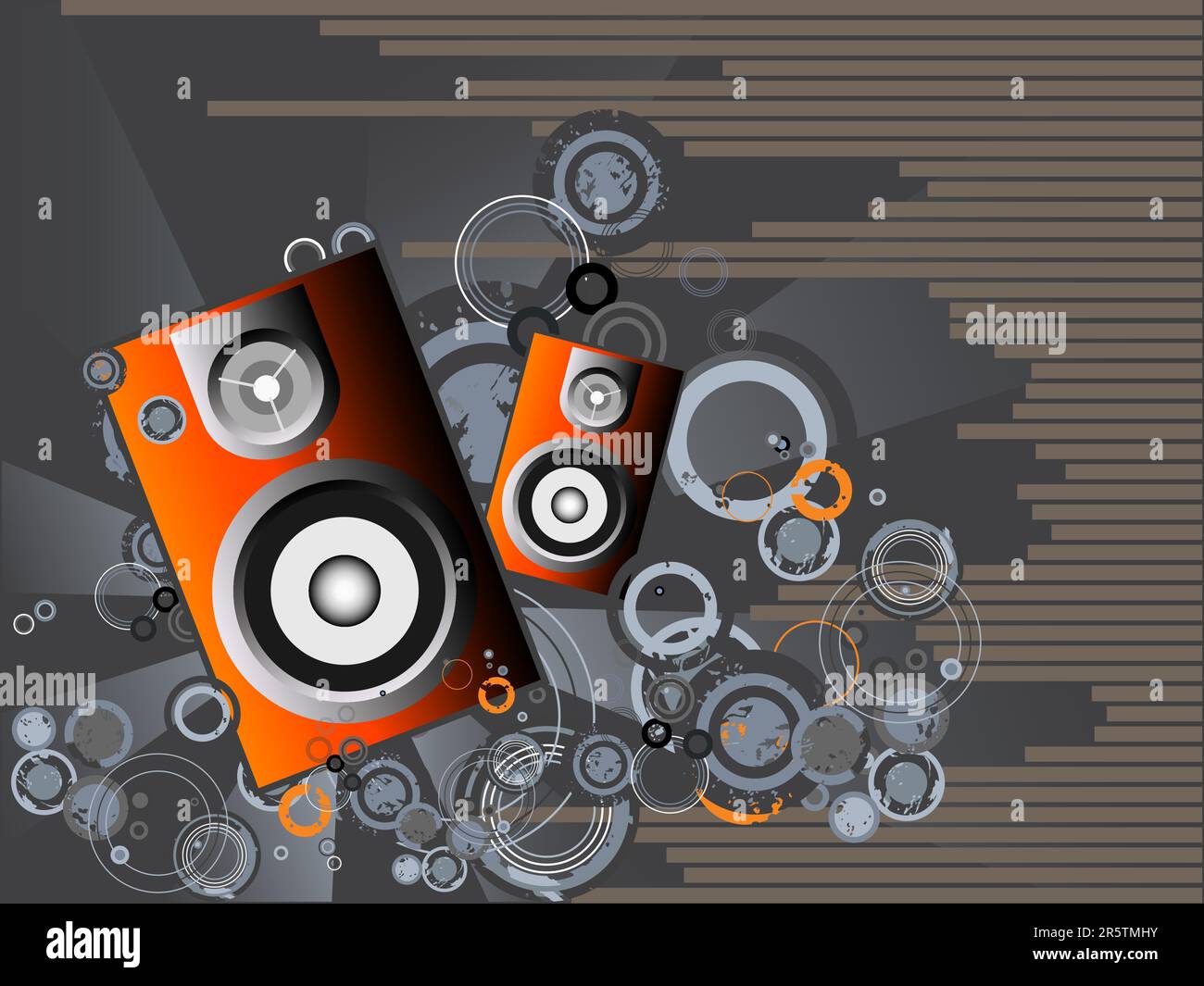 Retro disco vector with grunge background and a star burst effect Stock ...