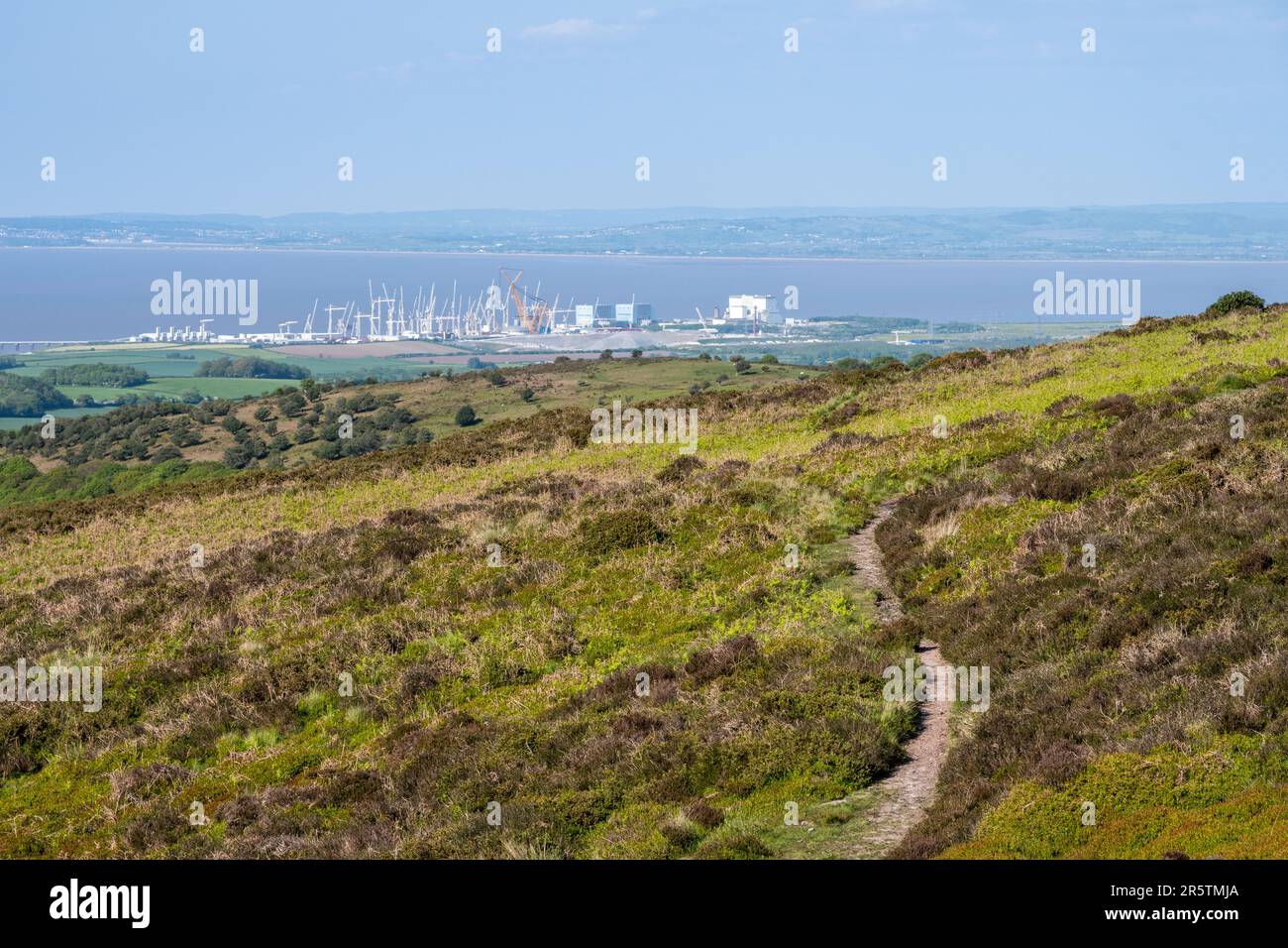 The construction site for Hinkley Point C nuclear power station ...