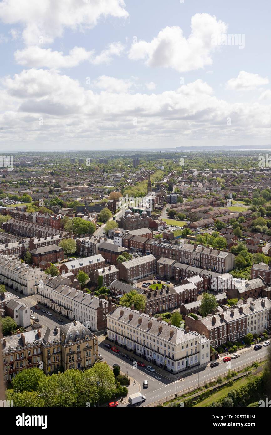 Liverpool 2023 aerial hi-res stock photography and images - Alamy
