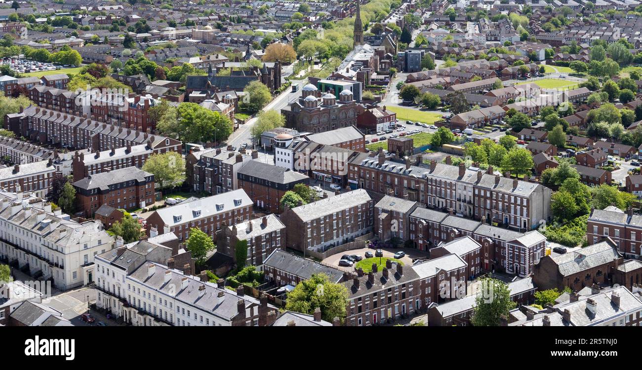 Liverpool 2023 aerial hi-res stock photography and images - Alamy