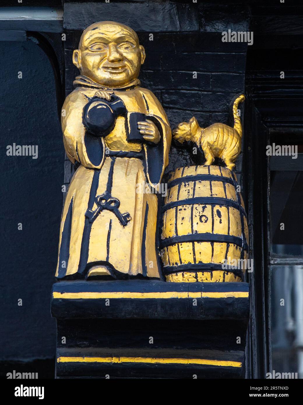 London, UK - April 25th 2023: An architectural detail on the exterior ...