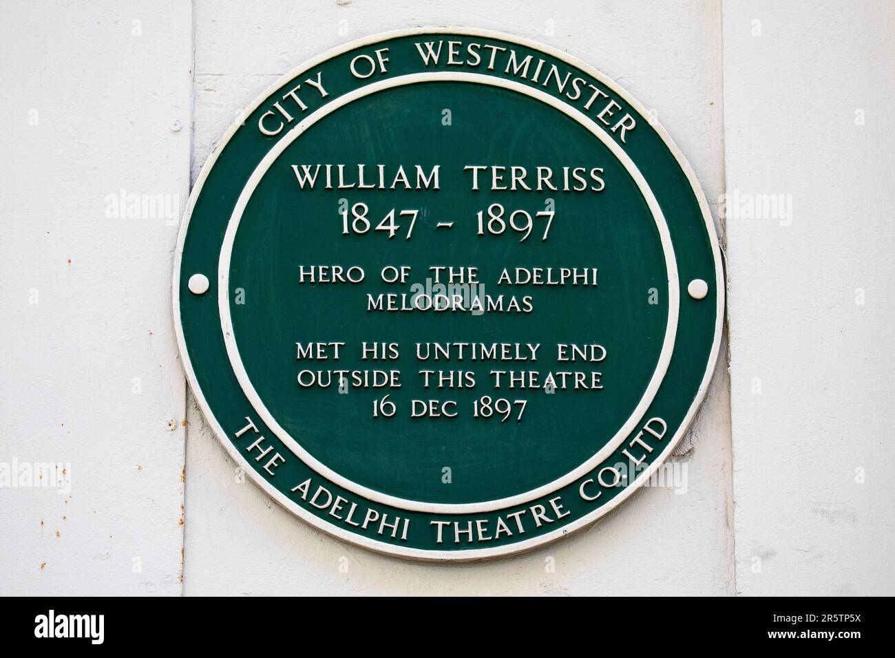 London, UK - April 20th 2023: A plaque on Maiden Lane in London, UK ...