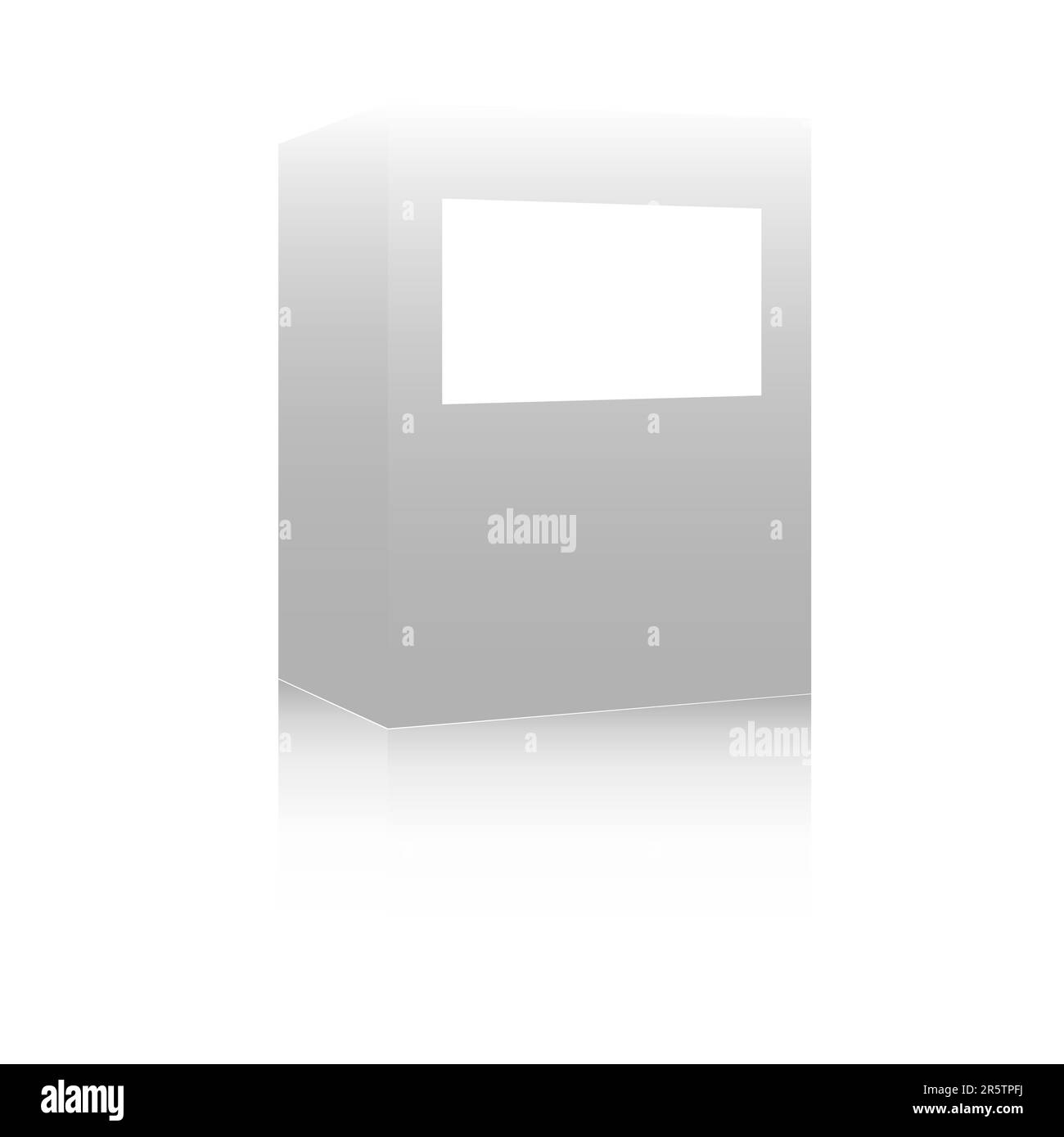 White box with copy space for text messages. Vector format Stock Vector ...