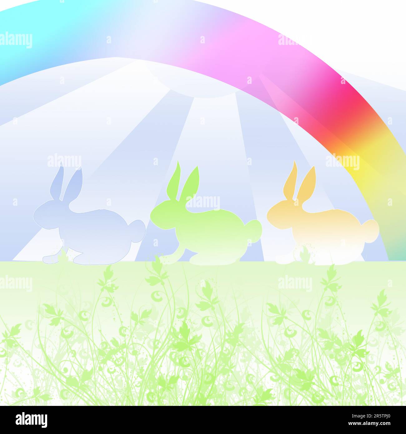 Pastel rainbow hi-res stock photography and images - Alamy