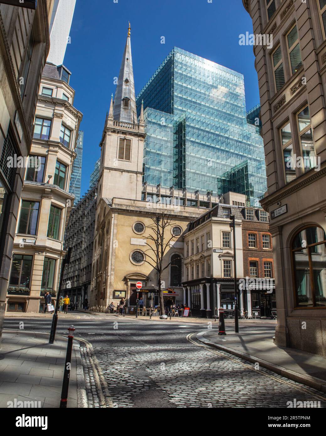 London, UK - April 20th 2023: St. Margaret Pattens church, located on ...