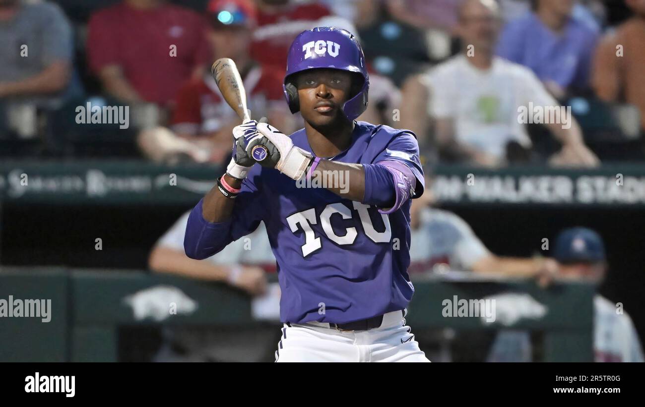 TCU batter Austin Davis against Arizona during an NCAA baseball game on ...