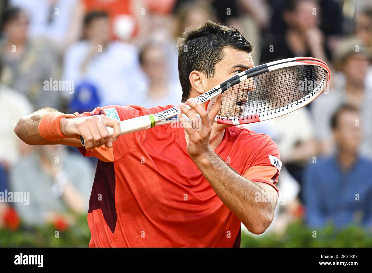 Sebastian Ofner of Austria during the French Open, Grand Slam tennis ...