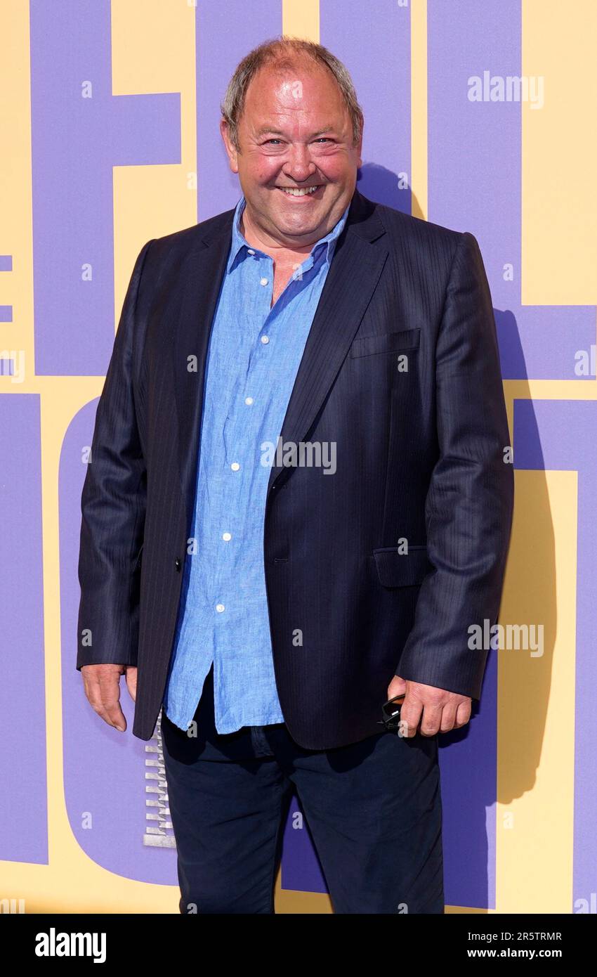 Mark Addy attending the UK premiere for The Full Monty at The Leadmill ...