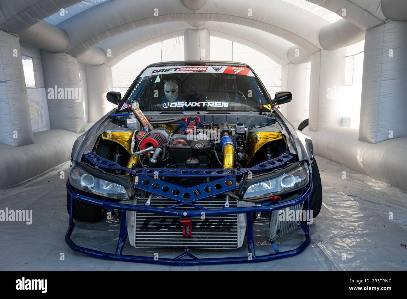 The turbo engine of the Nissan Silvia S13.5 for drift racing Stock ...