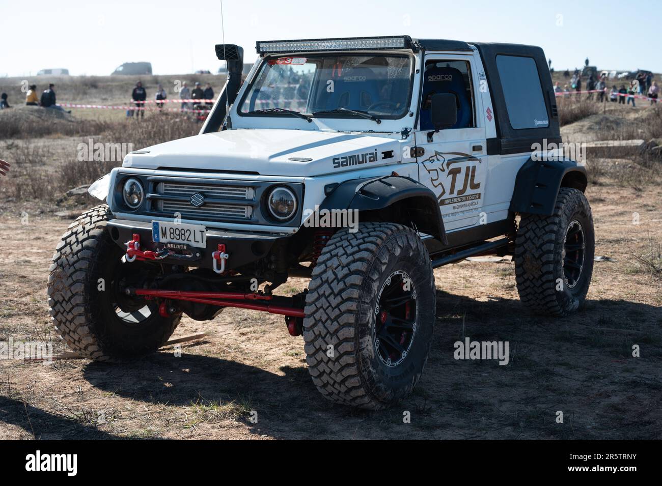 Suzuki Samurai Bike White