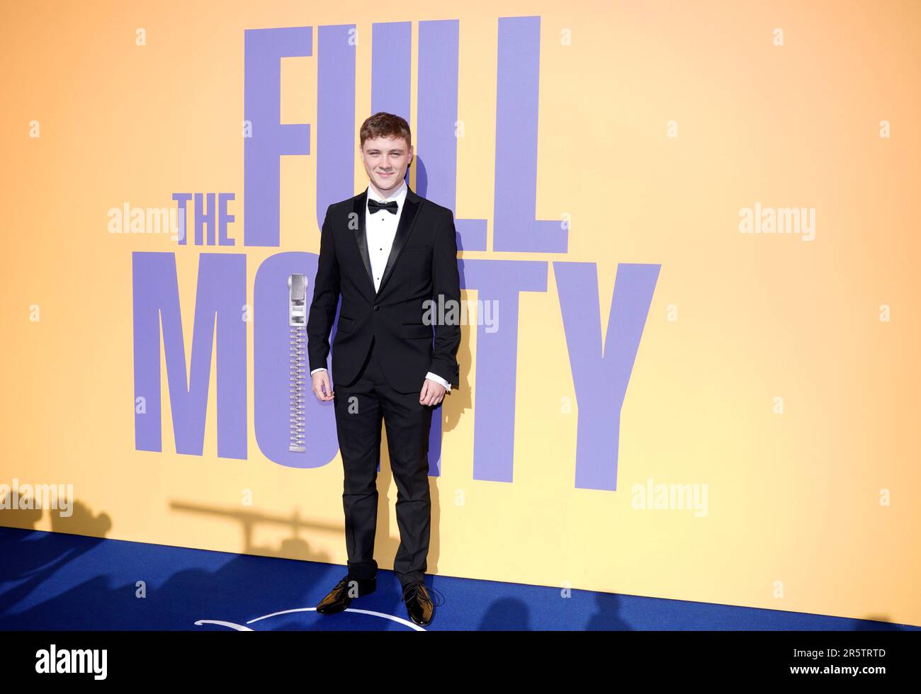 Dominic Sharkey attending the UK premiere for The Full Monty at The ...
