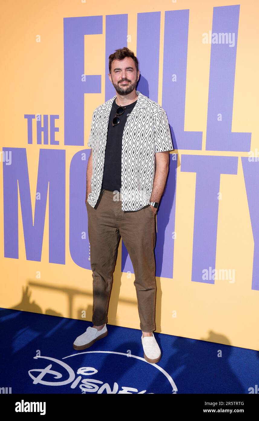 Andrew Chaplin attending the UK premiere for The Full Monty at The ...