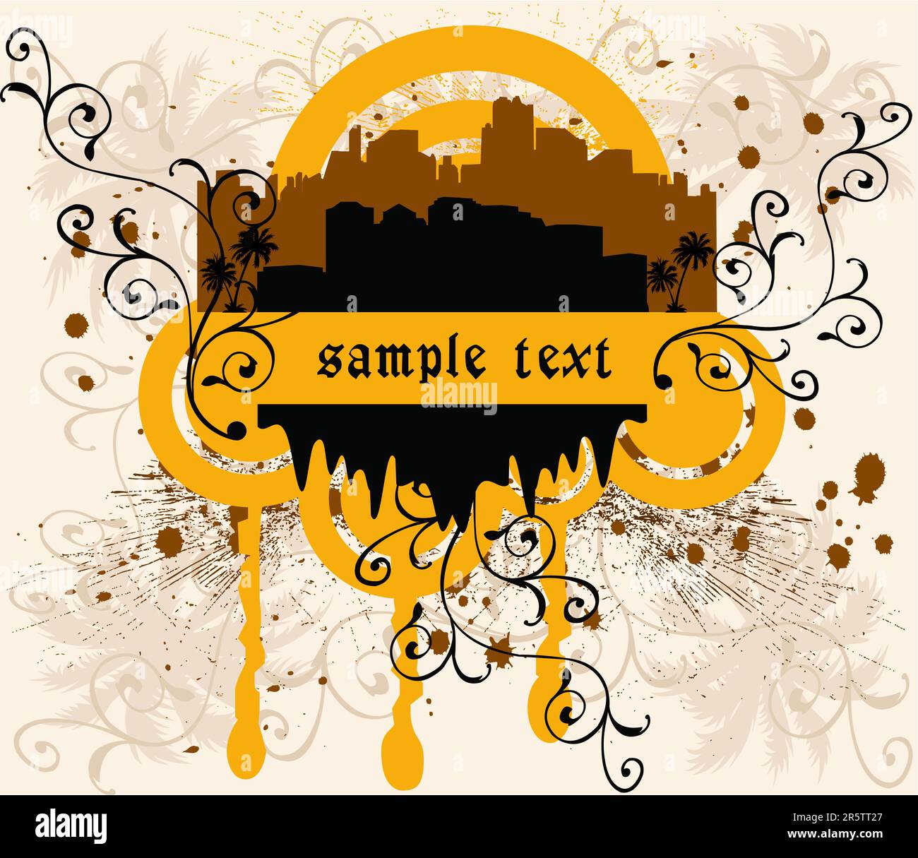 Urban background - vector Stock Vector Image & Art - Alamy