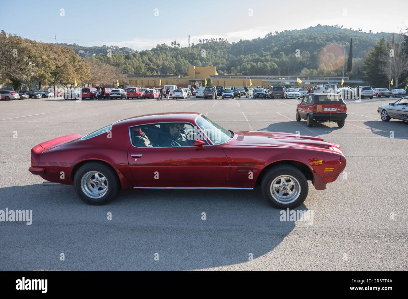 A classic American sports car of second-generation Pontiac Firebird ...